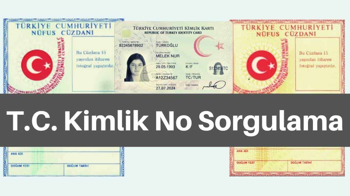 TC Kimlik No ile İsim SORGULAMA.